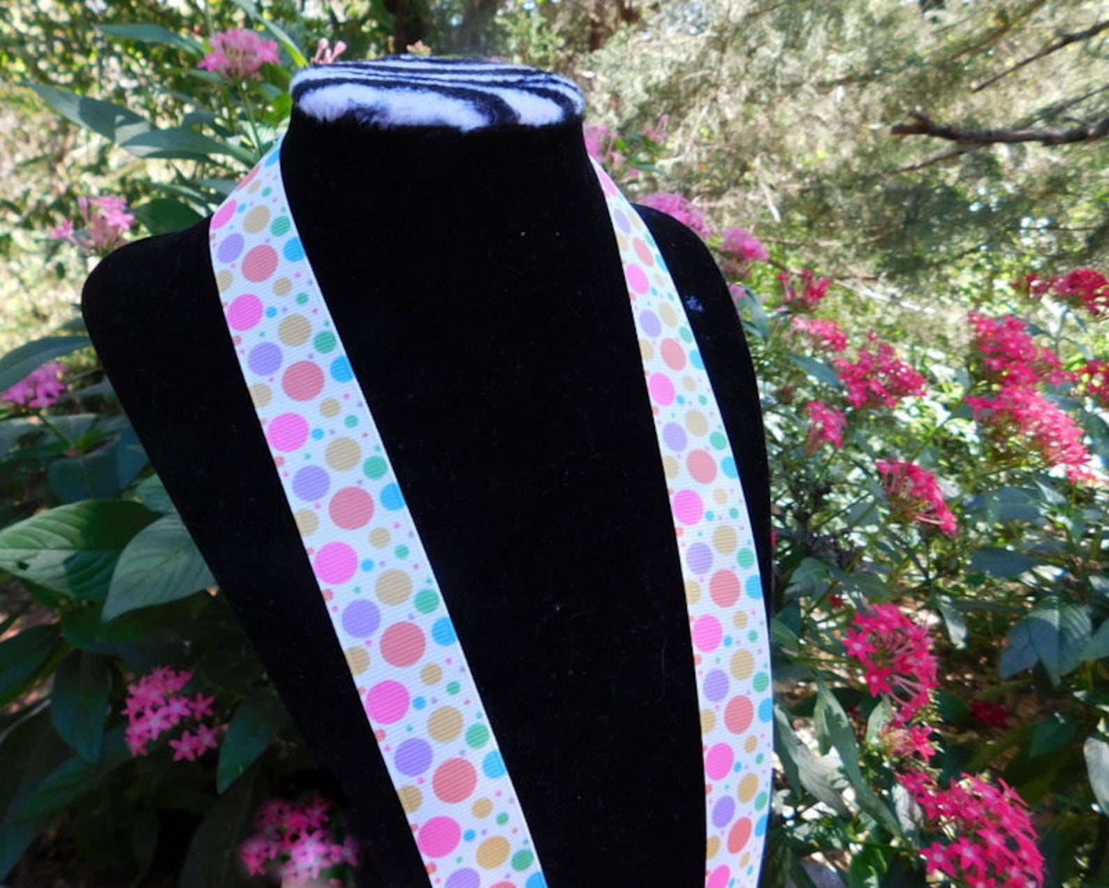 Polka Dot Mask Lanyard or ID Lanyard Lightweight Single | Etsy