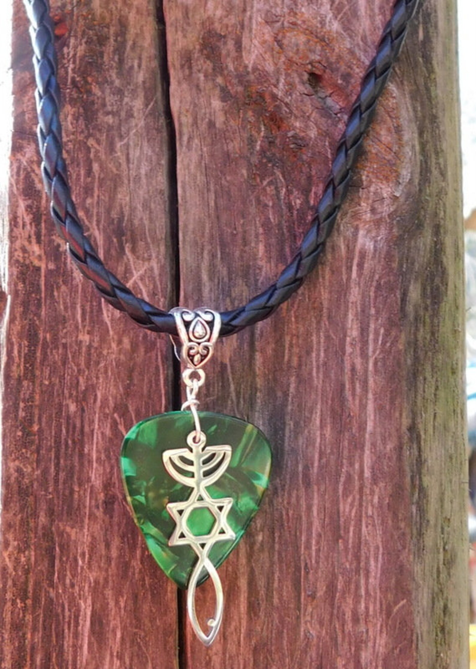 Messianic Star of David Menorah Ichthys Necklace Hebrew Faith - Etsy