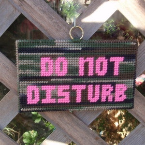 Do Not Disturb Door Sign - Choice of Colors to USA - Etsy