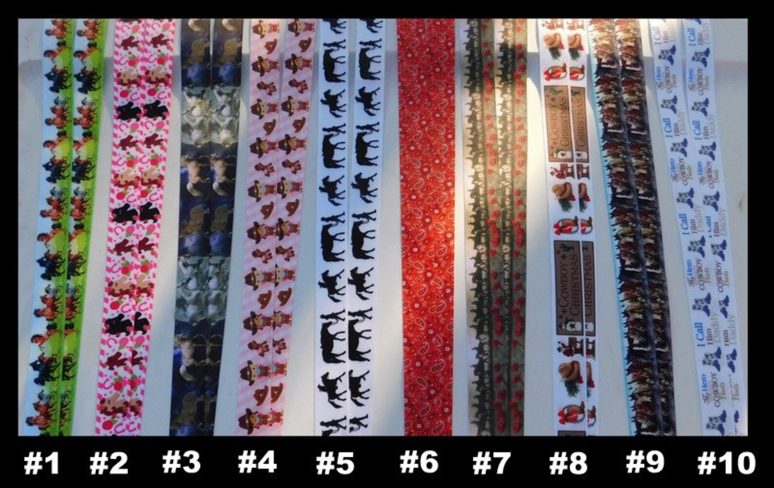 3 Yards Horses & Cowboys Grosgrain Ribbon Your Choice - Etsy