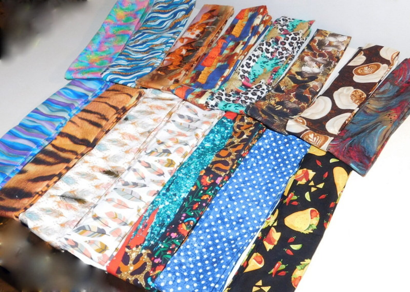 SW & Pastels Cooling Neck Ties - Feathers, Leopard, Tiger, Southwest ...