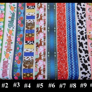1.5" Western & Farm Ribbon - Barnyard Animals, Bandana, Denim, Horses ...