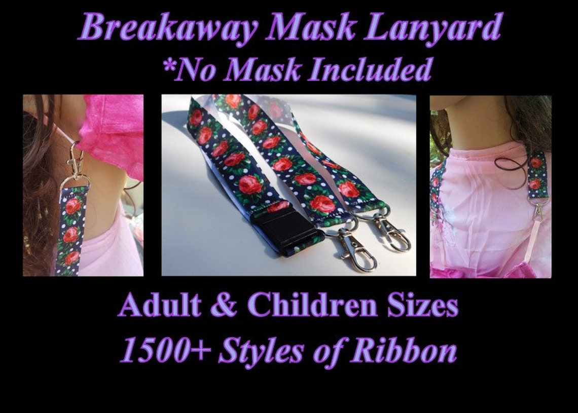 16mm 5/8" Wheels - Mask Lanyard or ID Lanyard, Lightweight Single Sided ...