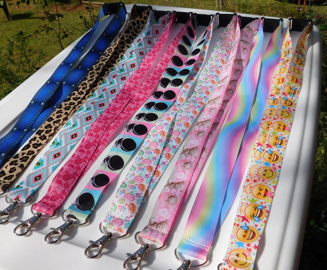 Food & Fun - ID Lanyard- Sandwich Cookie, Donuts, Emojis, Teddy ...