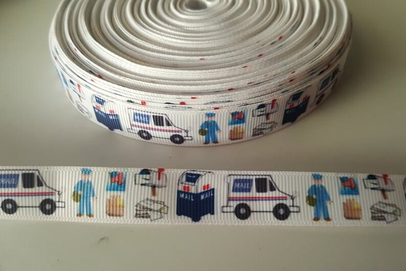 5/8" Ribbon - Professional - 16mm Postman, Nurse, Police, Fireman ...