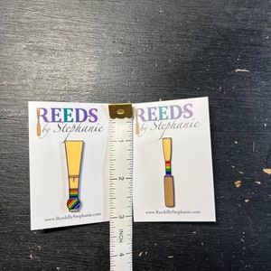 Oboe or Bassoon Reed Rainbow Thread Enamel Pin - Etsy