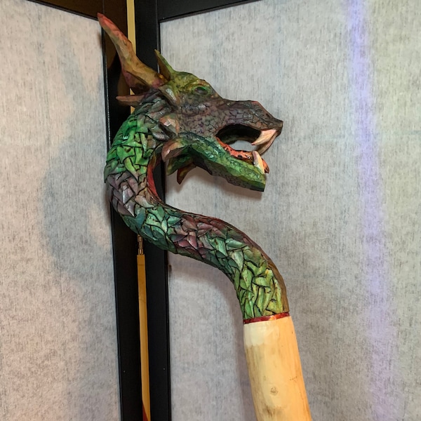 Dragon Walking Stick - Etsy
