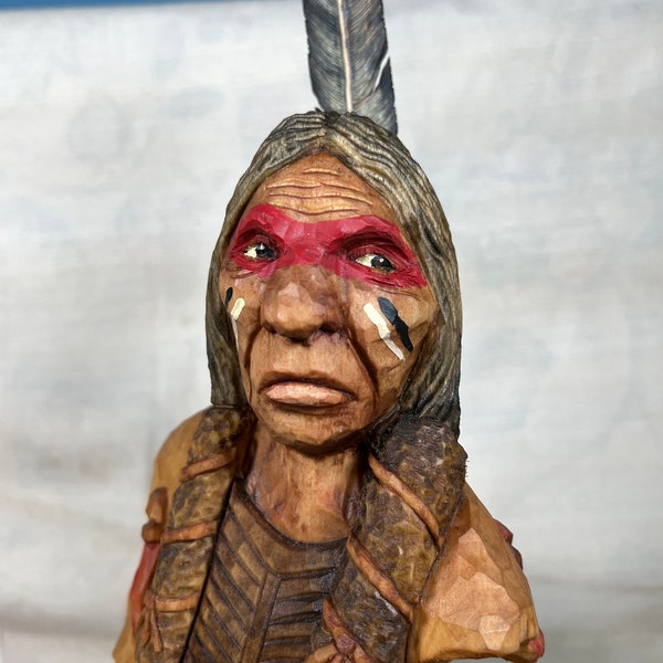 Native American Bust - Etsy