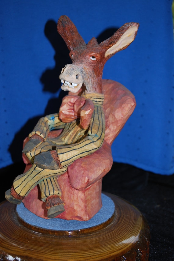 Donkey on Easy Chair | Etsy