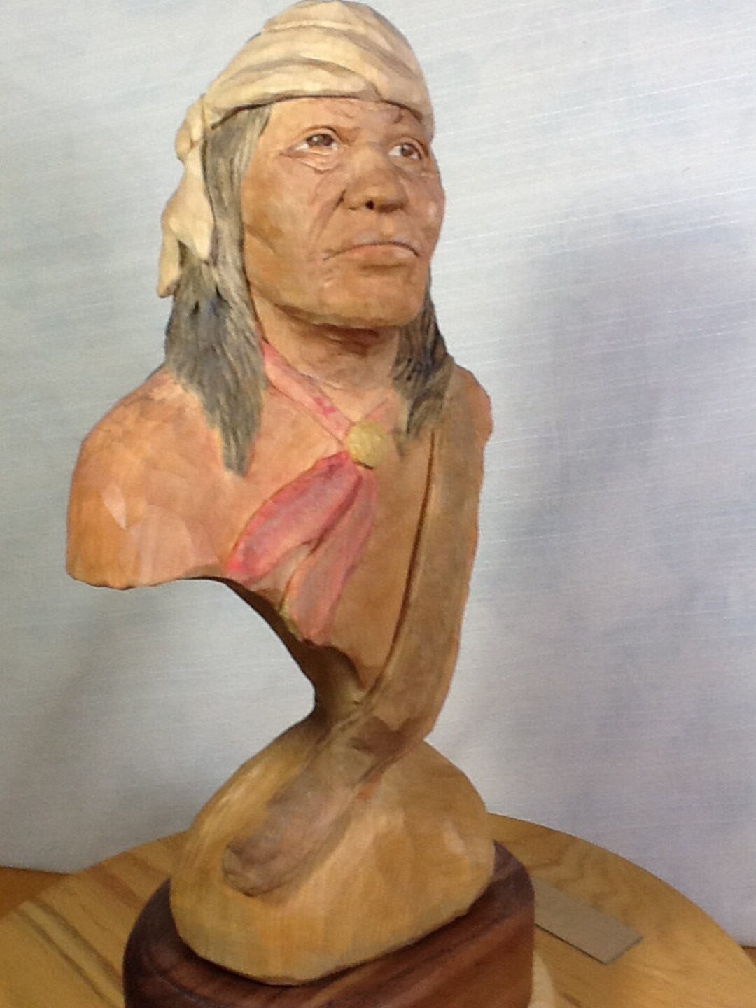 Tonka Wacon, Native American Bust - Etsy
