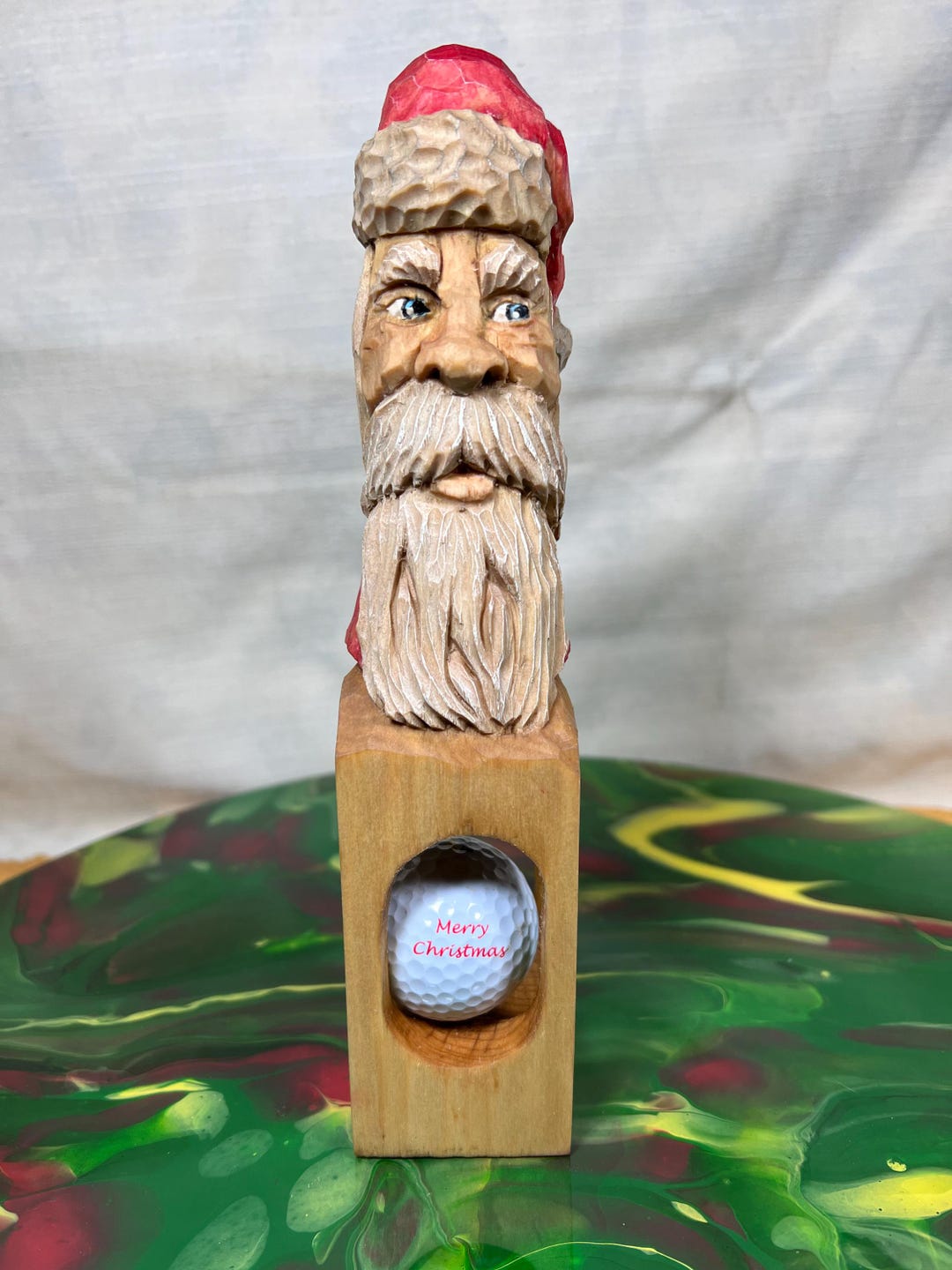 Golf Ball Santa - Etsy