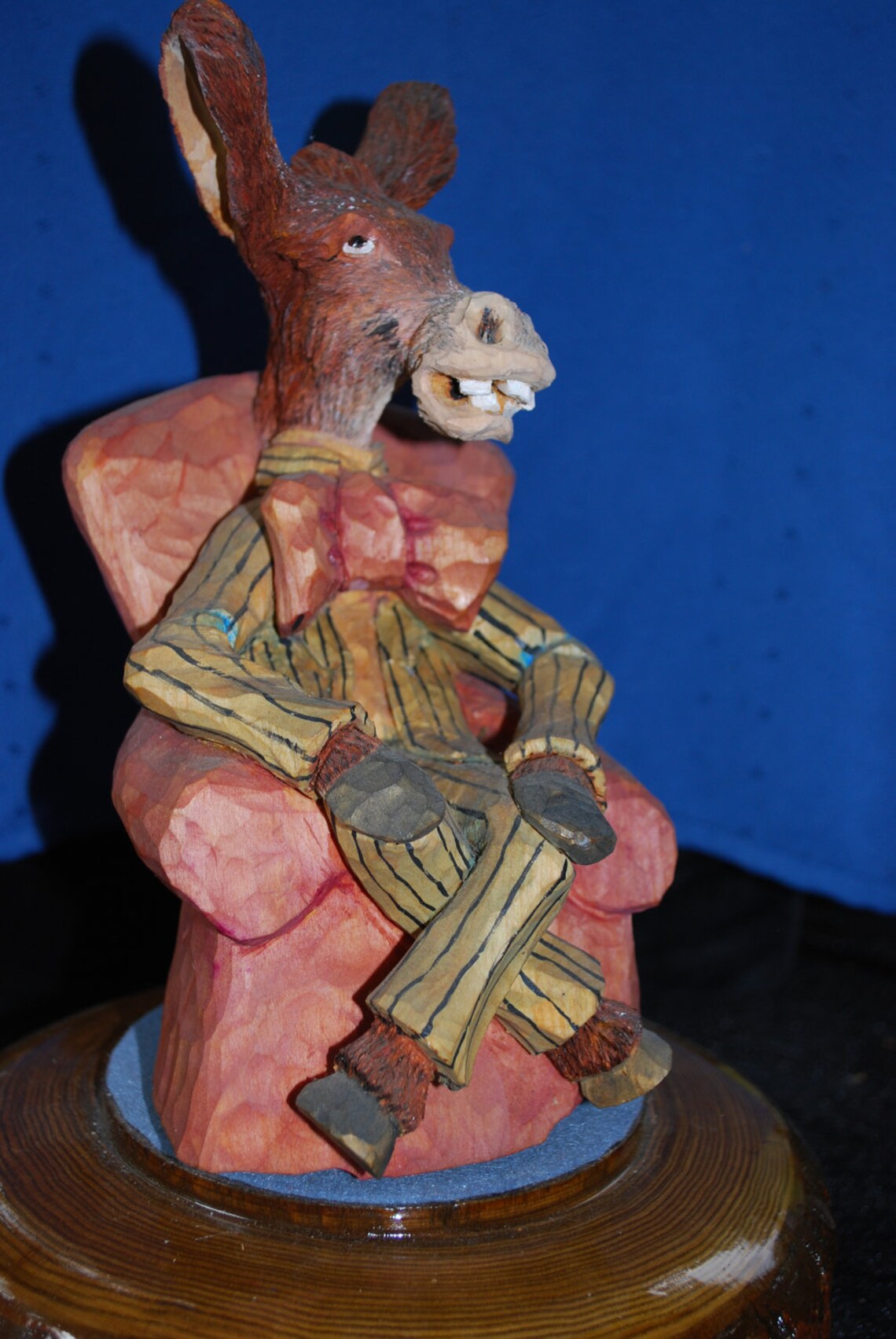 Donkey on Easy Chair - Etsy