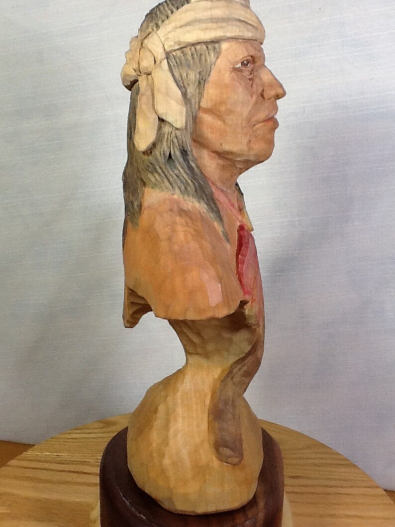 Tonka Wacon Native American Bust - Etsy