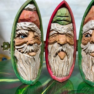 Egg Santas - Etsy