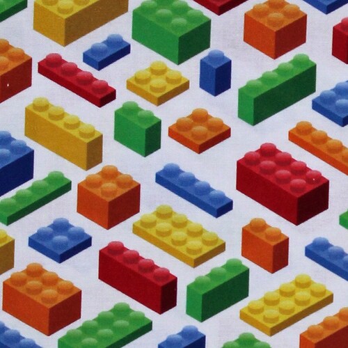 Cotton Building Primary Colors Blocks Construction Toy Bricks - Etsy