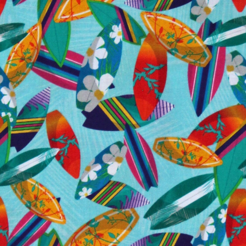 Surfing Fabric - Etsy