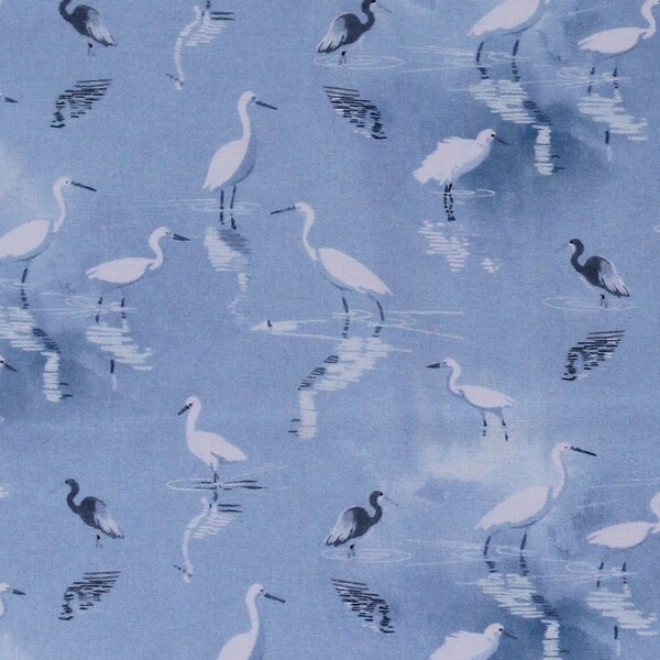 Egret Fabric - Etsy