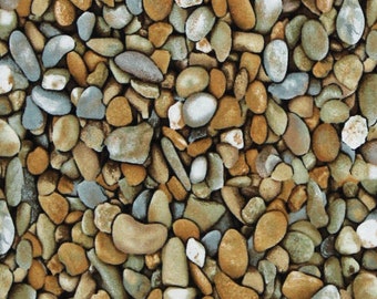 River Rocks Fabric River Rocks by Vo Aka Virginiao River Rocks Water ...
