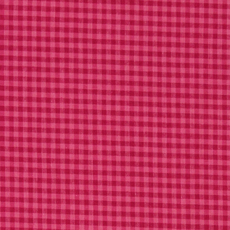 Pink Gingham Fabric - Etsy