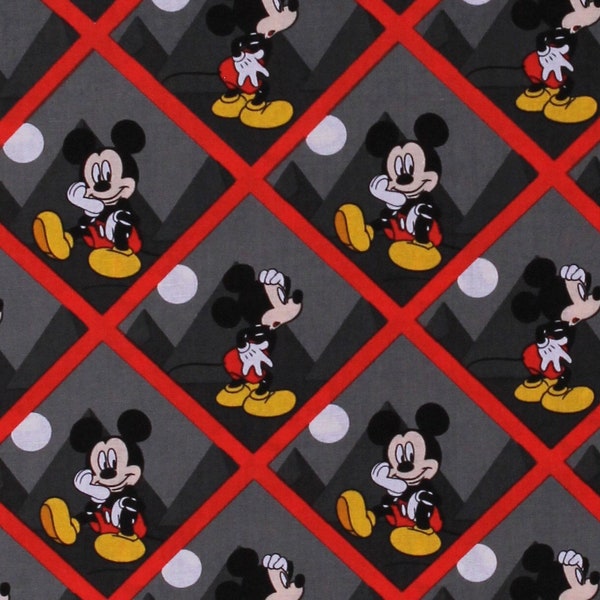 Mickey Mouse Fabric Panel - Etsy