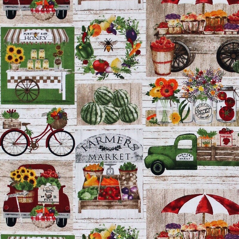 Farmers Market Print - Etsy
