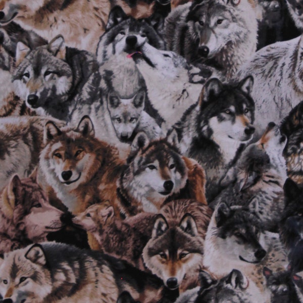 Wolf Fleece Fabric - Etsy