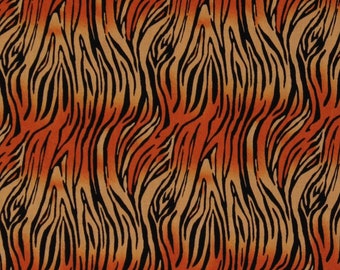 Endangered Species Tiger Stripes Fabric Tiger Leather by - Etsy