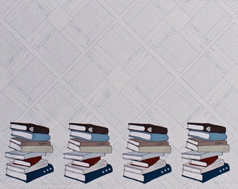 Library Book Cool Nerd Kids Fabric Little Chic Geeks by Stacyiesthsu ...