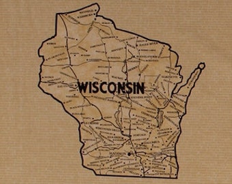 Wisconsin State Fabric - Etsy