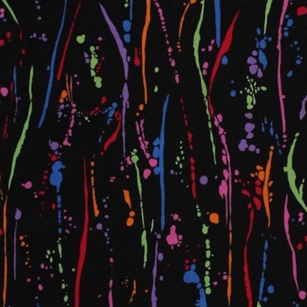 Paint Splatter Fabric - Etsy