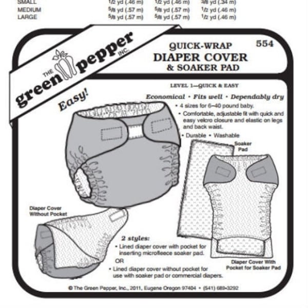 Diaper Cover Wrap Pattern - Etsy