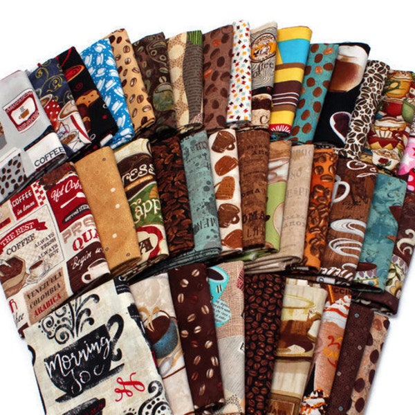 Coffee Fabric - Etsy
