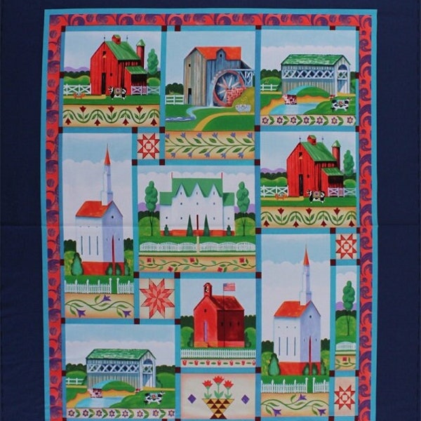 Church Quilt Block - Etsy