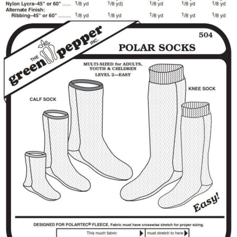 Fleece Sock - Etsy