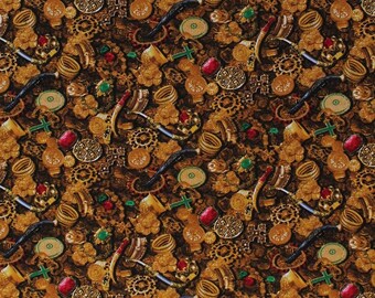 Buried Treasure Fabric - Etsy