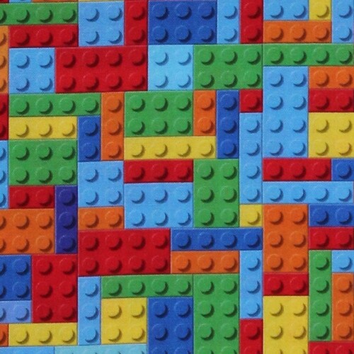 Cotton Building Primary Colors Blocks Construction Toy Bricks - Etsy