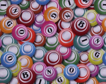 Bingo Fabric by the Yard - Etsy