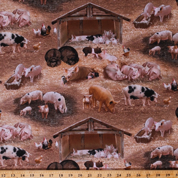 Pig Fabric - Etsy