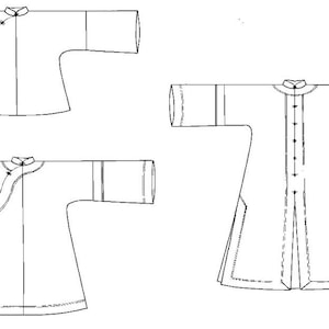 Folkwear Chinese Jacket #114 China Coat Sewing Pattern (pattern Only ...