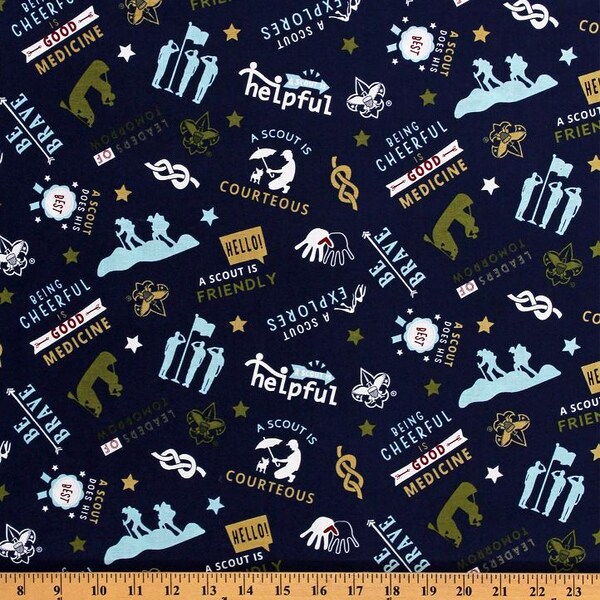 Boy Scout Fabric - Etsy