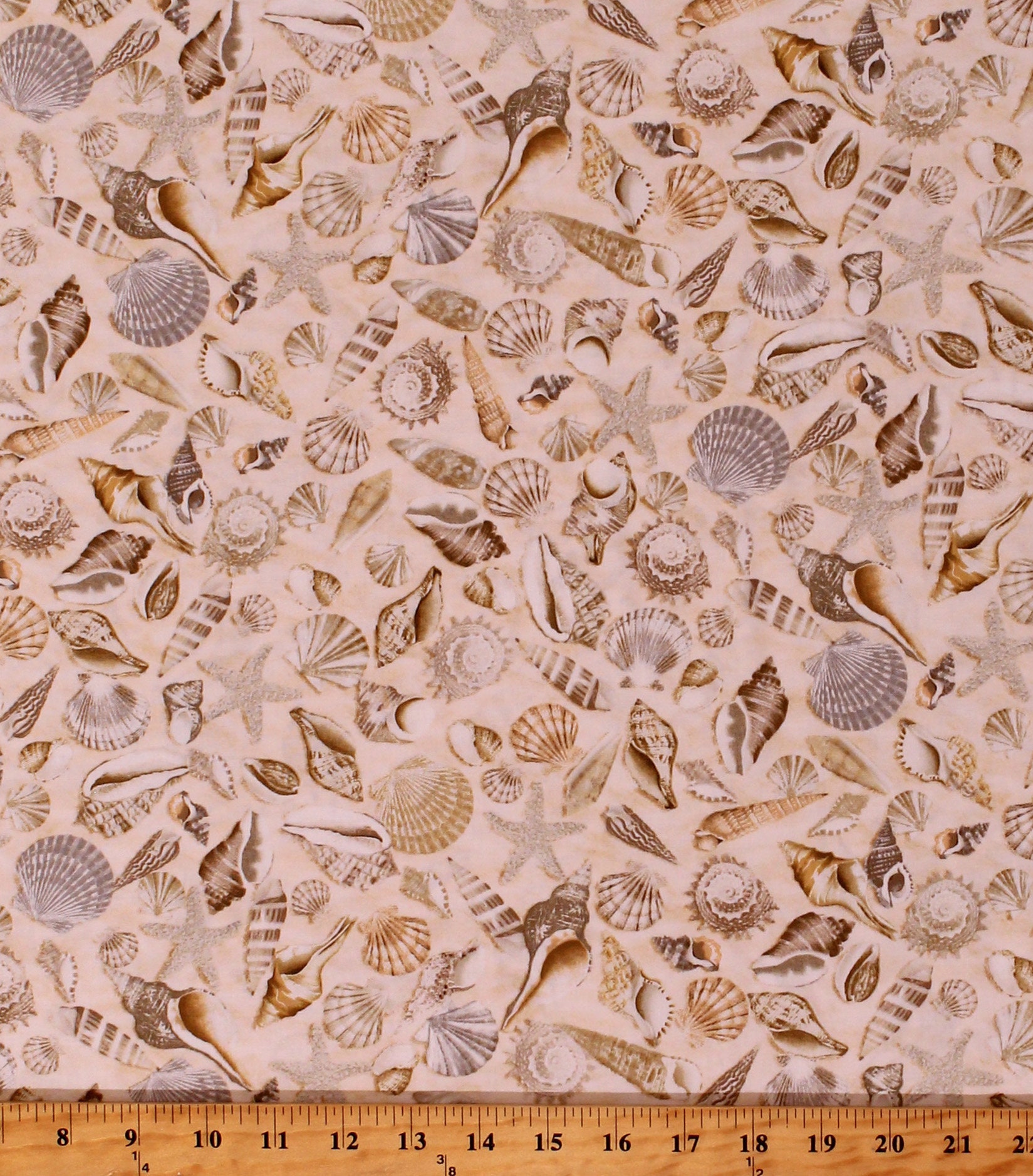 Seashell Pattern Fabric
