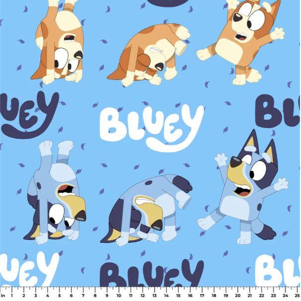 Fleece Turning Bluey Officially Licensed by Springs Creative Boogie and ...