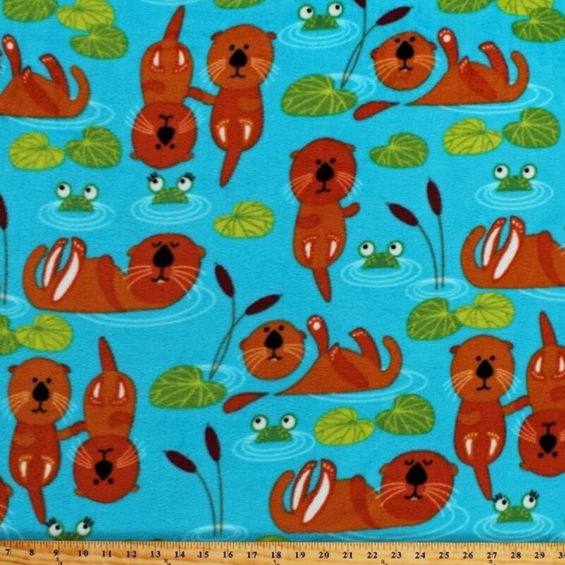 Otter Fabric - Etsy