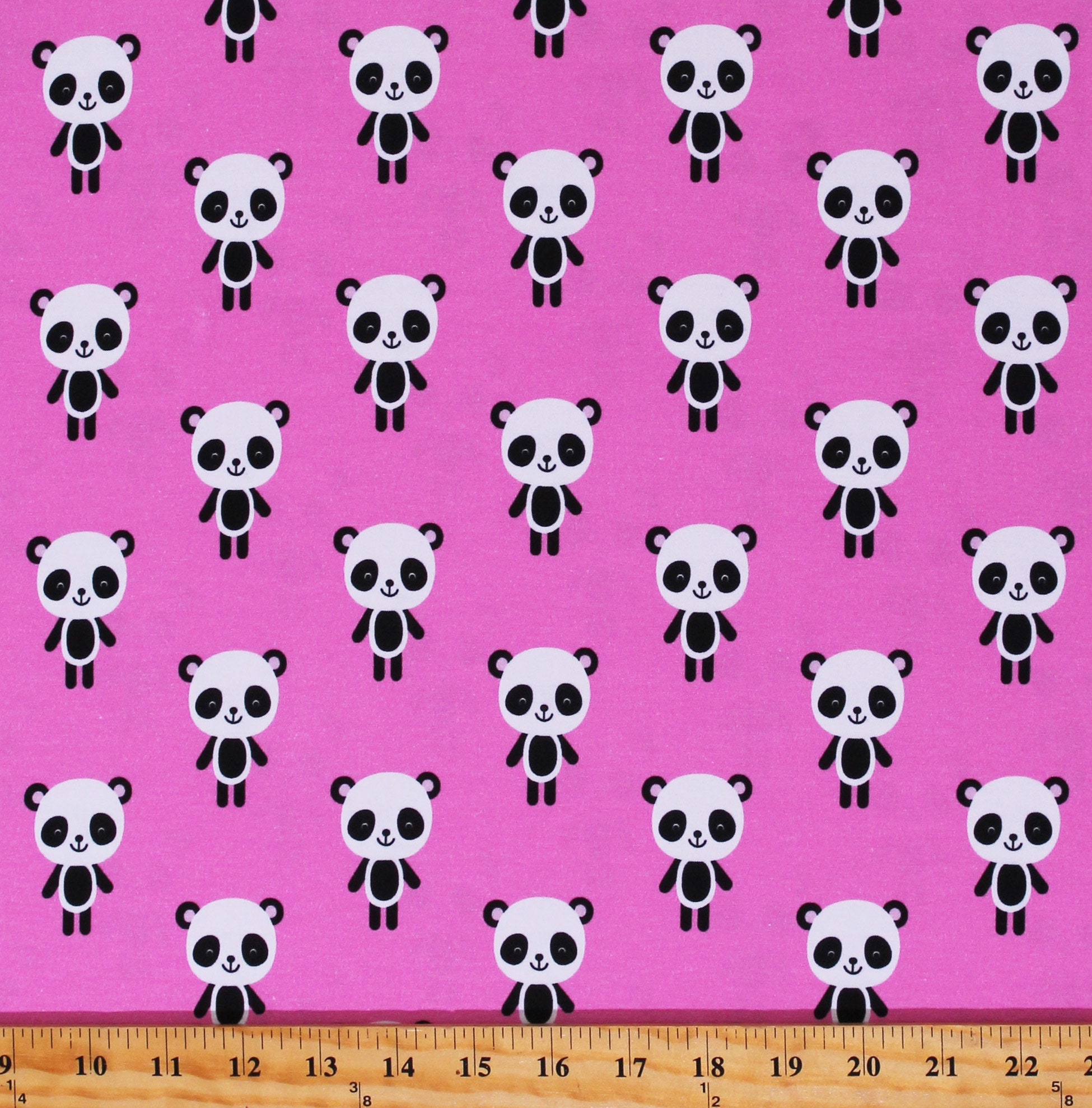 Pink Panda Fabric