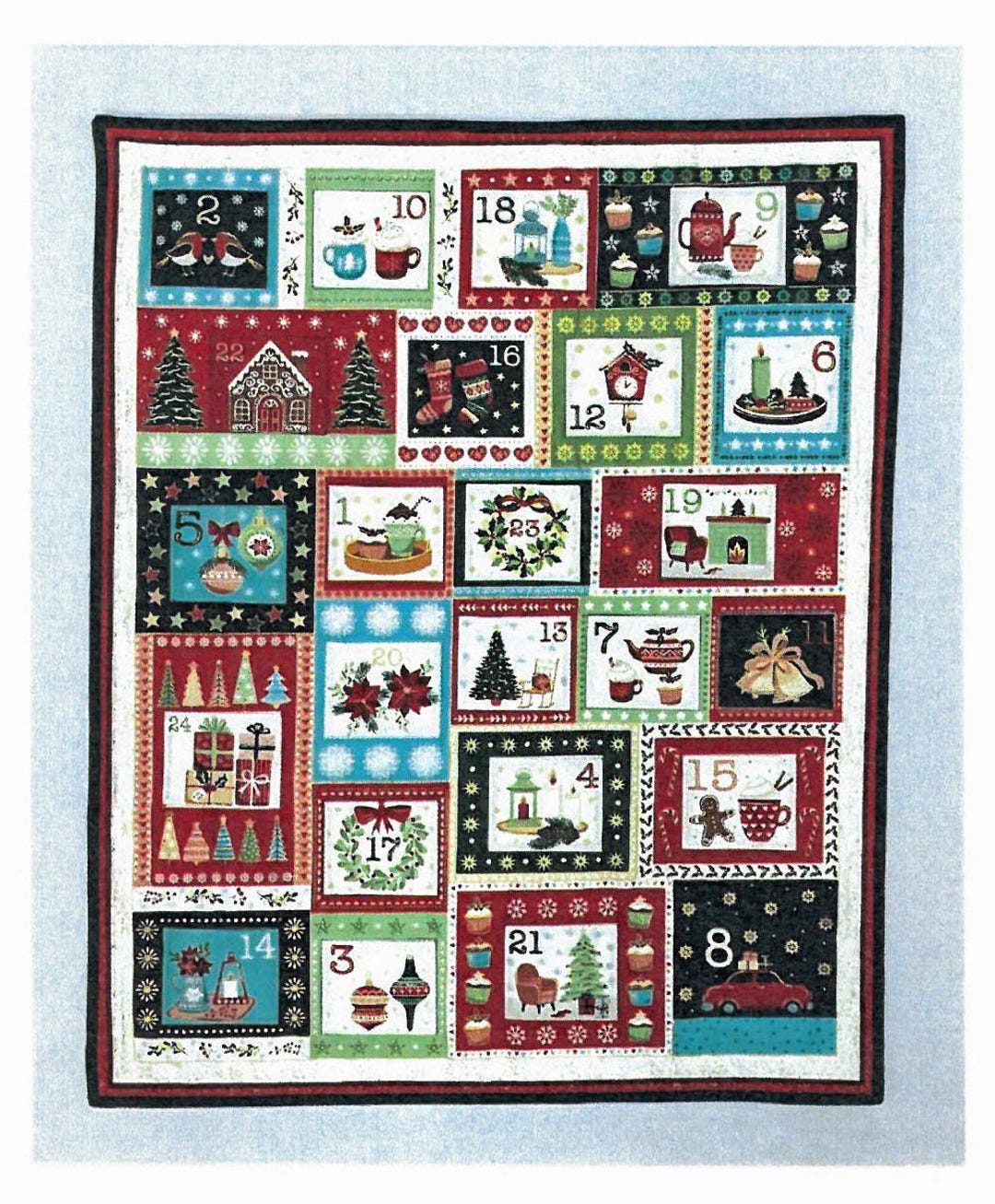 Advent Calendar Kit - 23" X 28" Finished Size Christmas Countdown ...