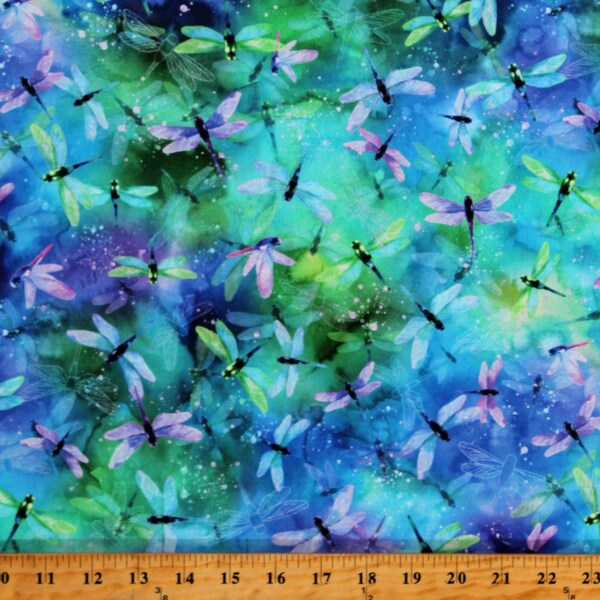 Dragonfly Fabric - Etsy
