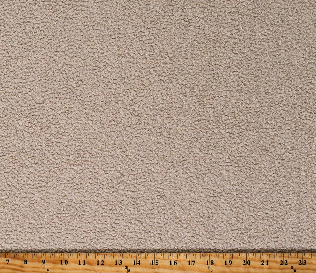 Poodlecloth Knit Textured With Plain Reverse Neutral Beige Fabric by ...