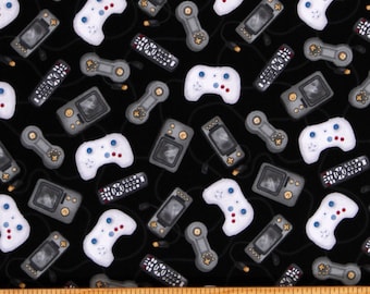 Play Fabric Retro Throwback Black 8-bit Old School Display - Etsy