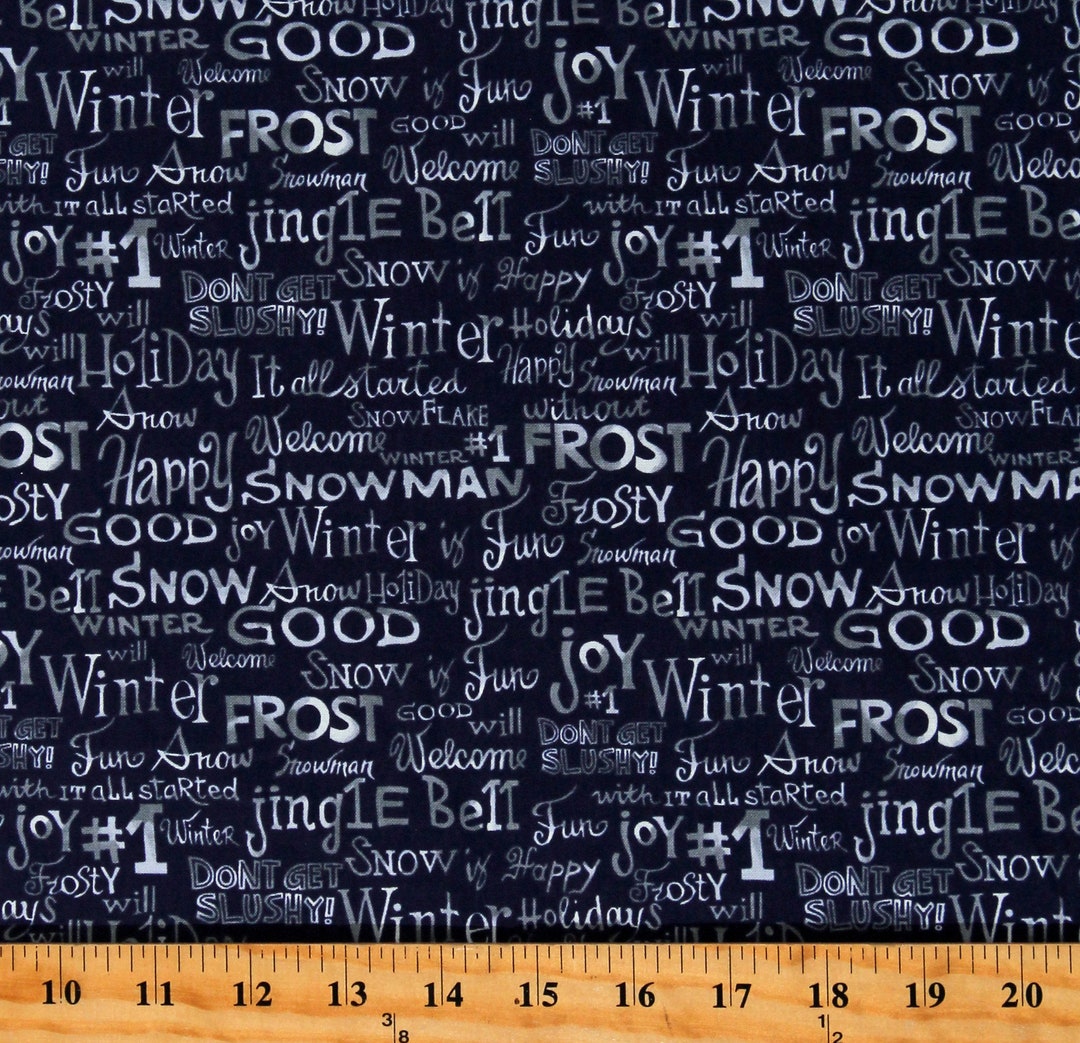 Cotton Snow Family Christmas Words Scripts Writings Snowman Jingle ...