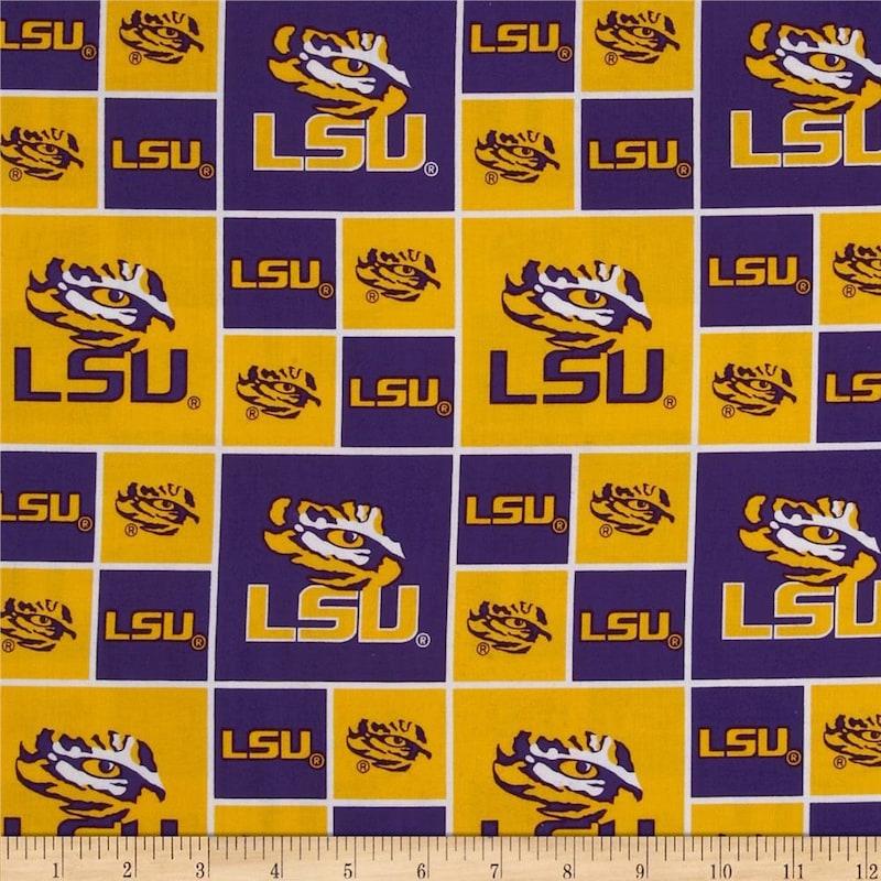 Lsu Fabric - Etsy